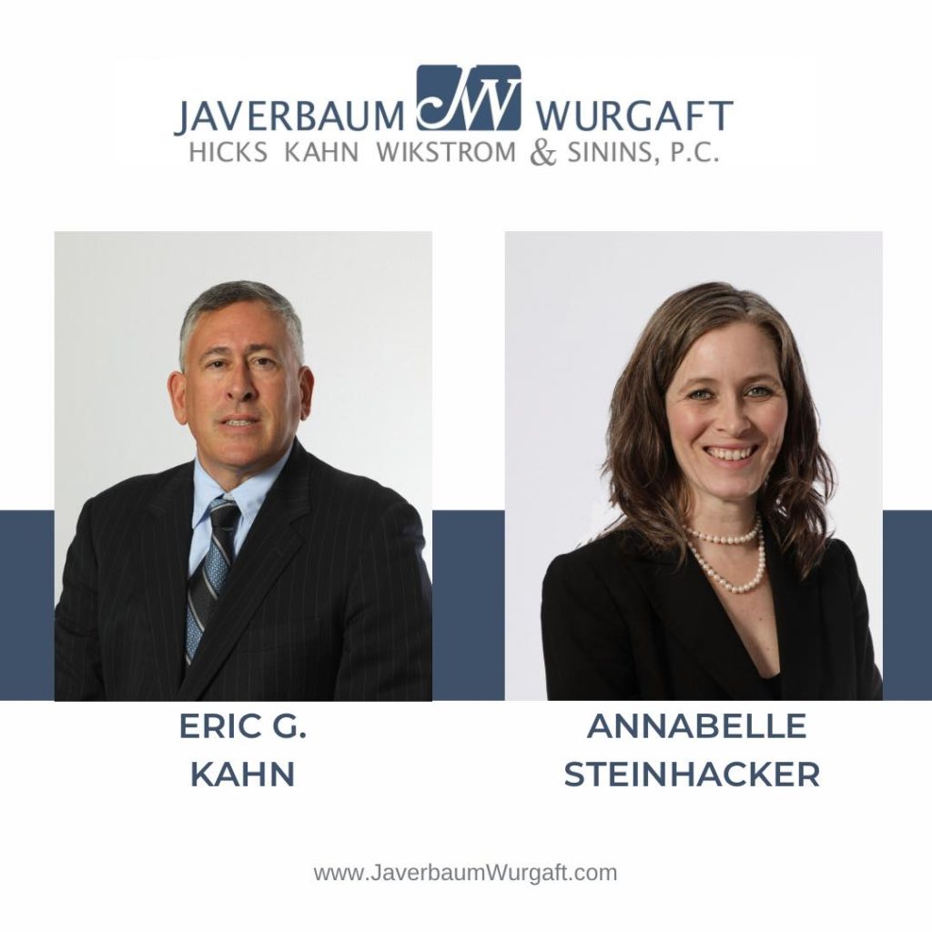 Our News - Javerbaum Wurgaft Hicks Kahn Wikstrom & Sinins, P.C. | New Jersey Certified Trial ...
